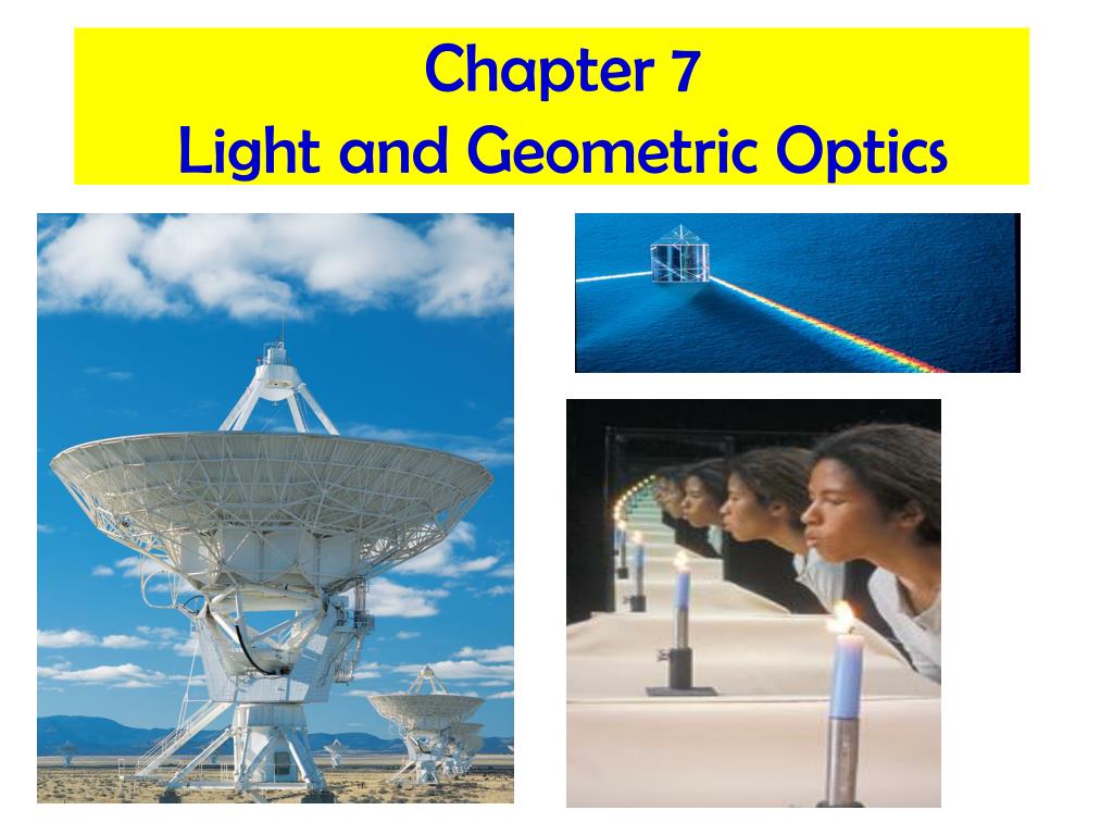 PPT - Chapter 7 Light and Geometric Optics PowerPoint Presentation ...