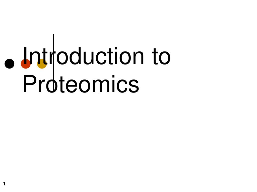 PPT - Introduction to Proteomics PowerPoint Presentation, free download ...