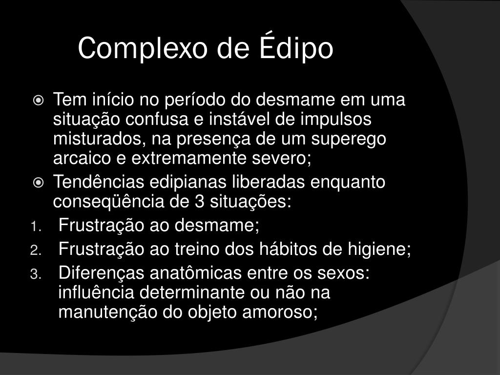 PPT - Complexo de É dipo PowerPoint Presentation, free download - ID:2071429
