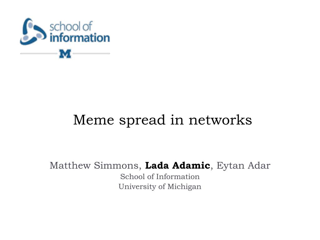 PPT - Understanding Meme Mutation in Online Networks: A Study by ...