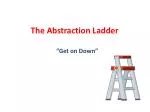 PPT - Abstraction Ladder PowerPoint Presentation, free download - ID ...