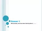 PPT - Maths in Primary 1 PowerPoint Presentation, free download - ID ...