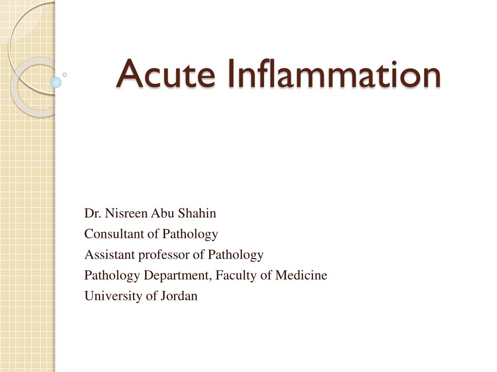 PPT - Acute Inflammation PowerPoint Presentation, free download - ID ...