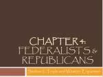 PPT - Federalists vs. Democratic Republicans PowerPoint Presentation ...