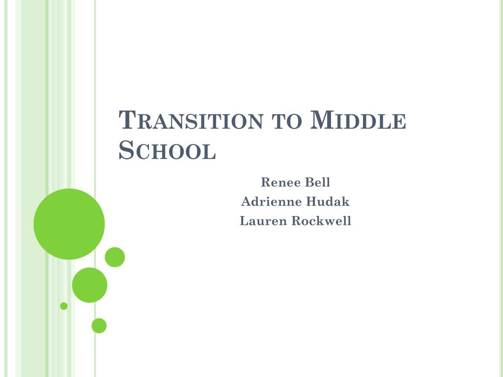 PPT - Transition to Middle School PowerPoint Presentation, free ...