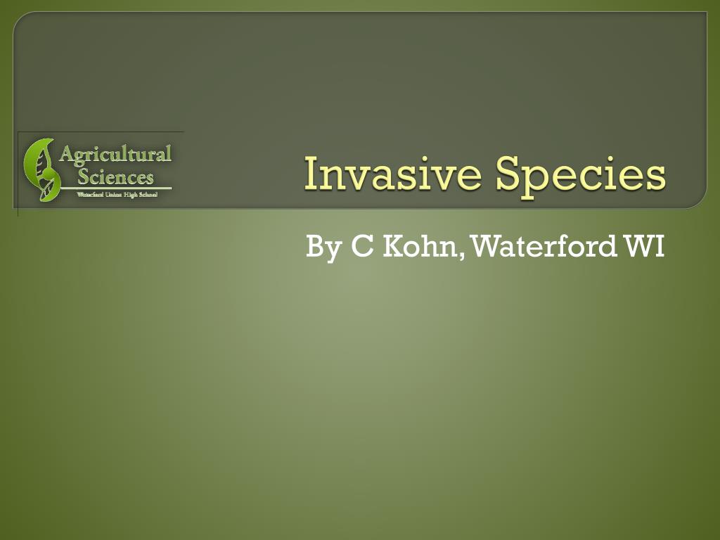 PPT - Invasive Species PowerPoint Presentation, free download - ID:2074824