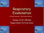 PPT - Respiratory System Physical Examination PowerPoint Presentation ...