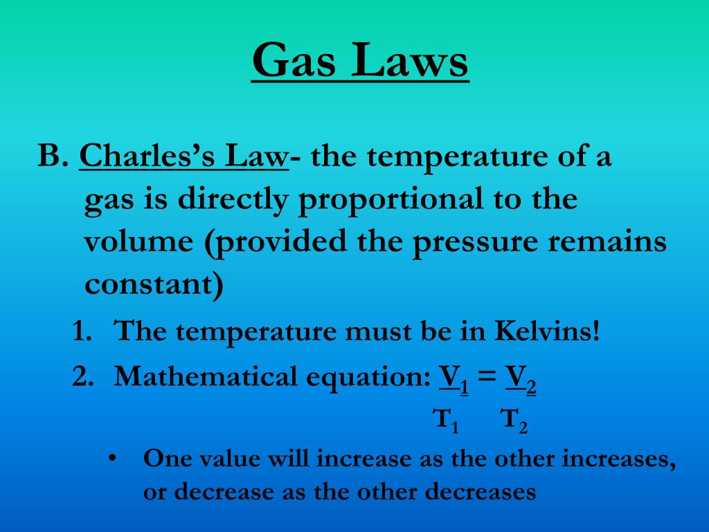 PPT - Gas Laws PowerPoint Presentation, free download - ID:2076011