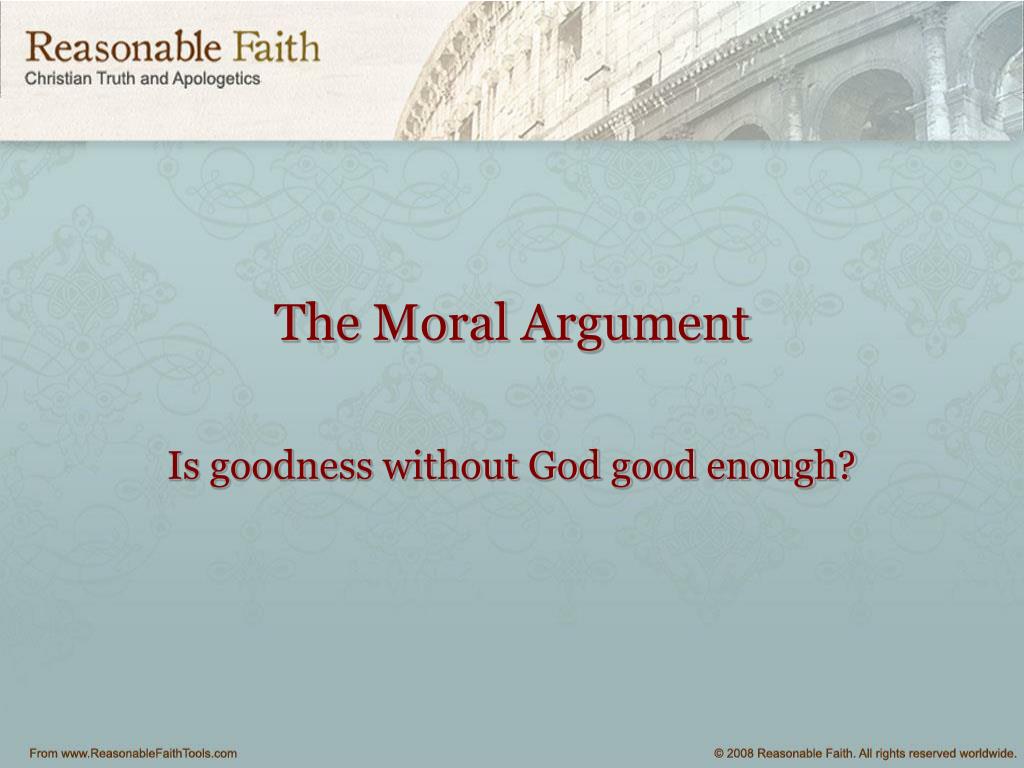 PPT - The Moral Argument PowerPoint Presentation, free download - ID:2078806
