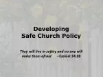 PPT - Maintaining a Safe Church PowerPoint Presentation, free download ...
