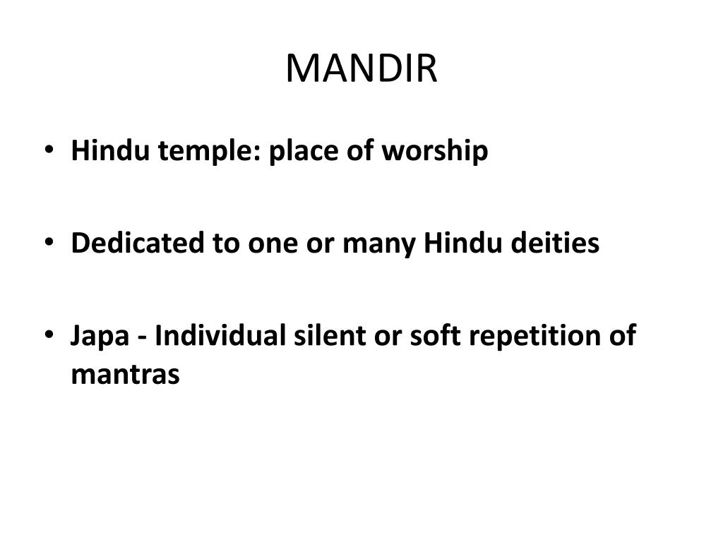 PPT - MANDIR PowerPoint Presentation, free download - ID:2080621