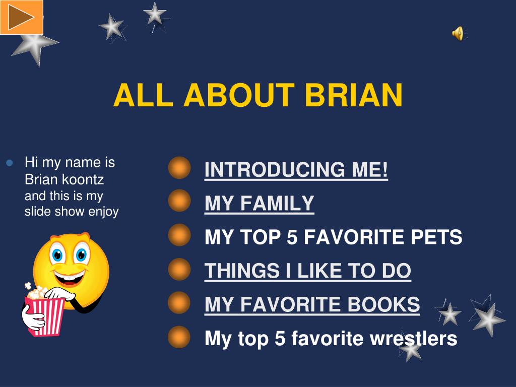 PPT - ALL ABOUT BRIAN PowerPoint Presentation, free download - ID:2081359