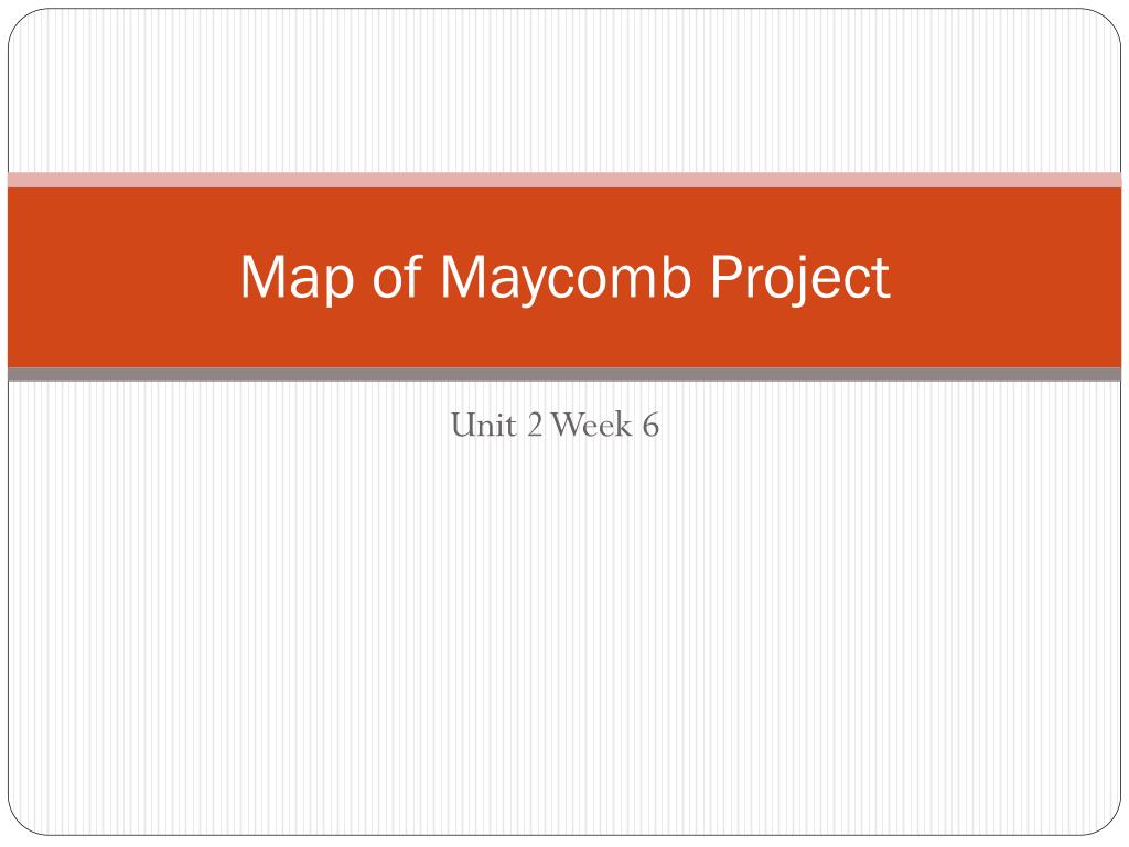 PPT - Map of Maycomb Project PowerPoint Presentation, free download ...