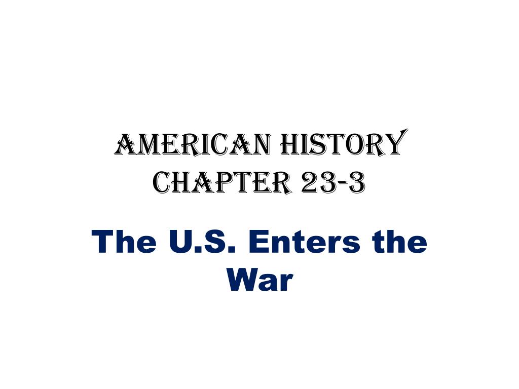 PPT - American History Chapter 23-3 PowerPoint Presentation, free ...
