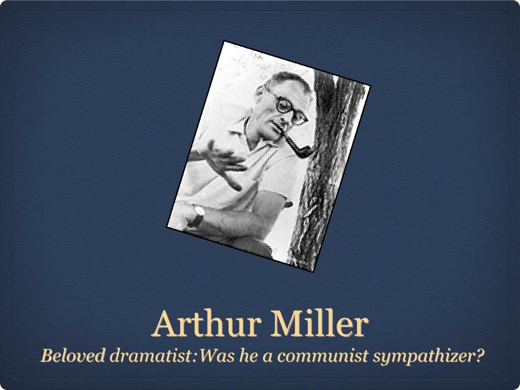 PPT - Arthur Miller PowerPoint Presentation, free download - ID:2084043