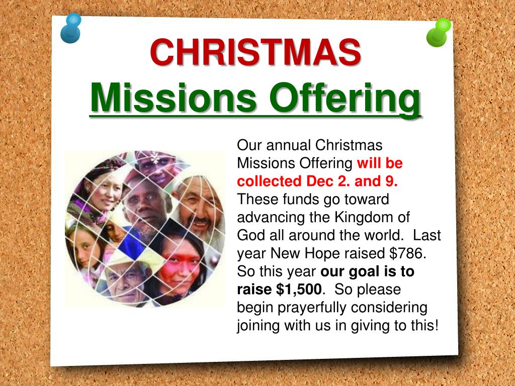 PPT - CHRISTMAS Missions Offering PowerPoint Presentation, free ...