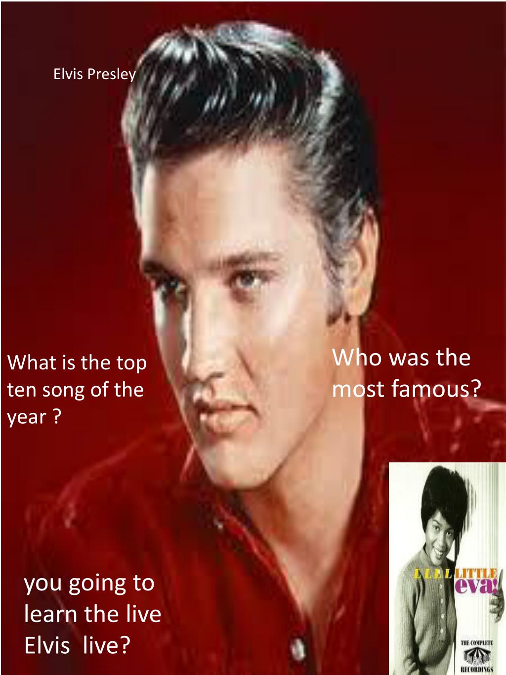 PPT - Elvis Presley PowerPoint Presentation, free download - ID:2084367