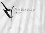 PPT - The Elements of style PowerPoint Presentation, free download - ID ...