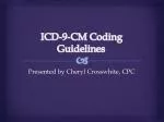PPT - ICD-10-CM Coding PowerPoint Presentation - ID:2362528