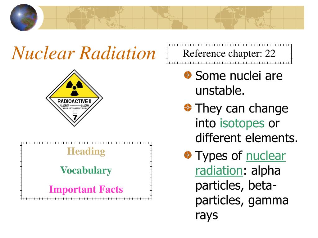 PPT - Nuclear Radiation PowerPoint Presentation, free download - ID:2089631