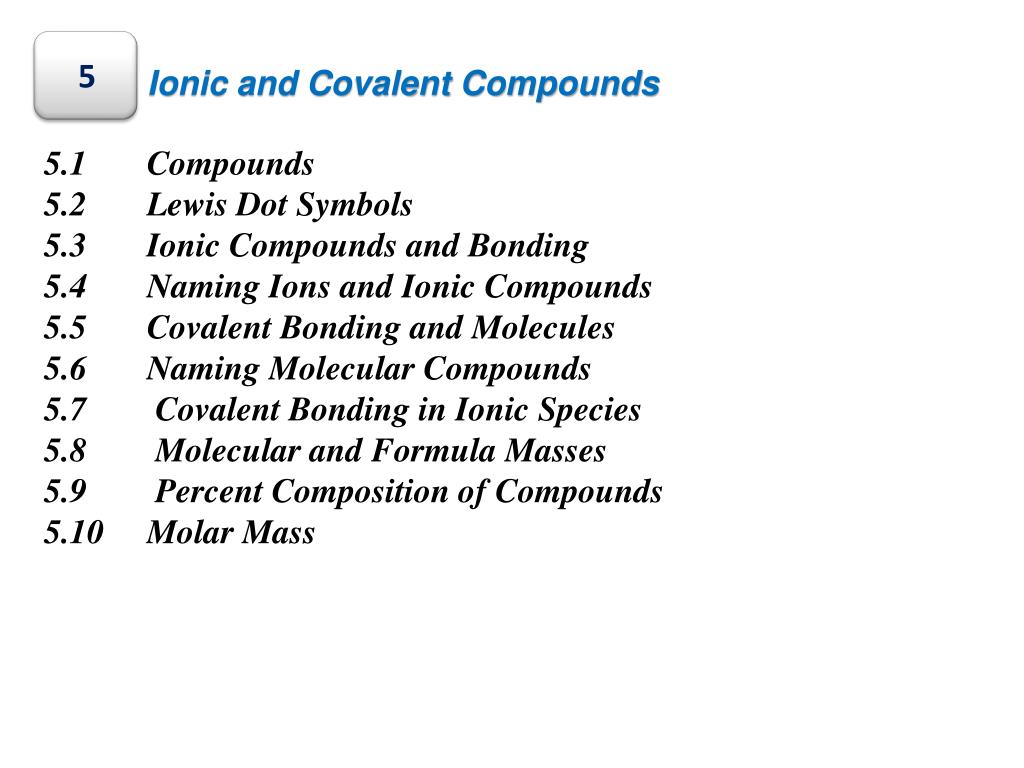 PPT - Ionic and Covalent Compounds PowerPoint Presentation, free ...