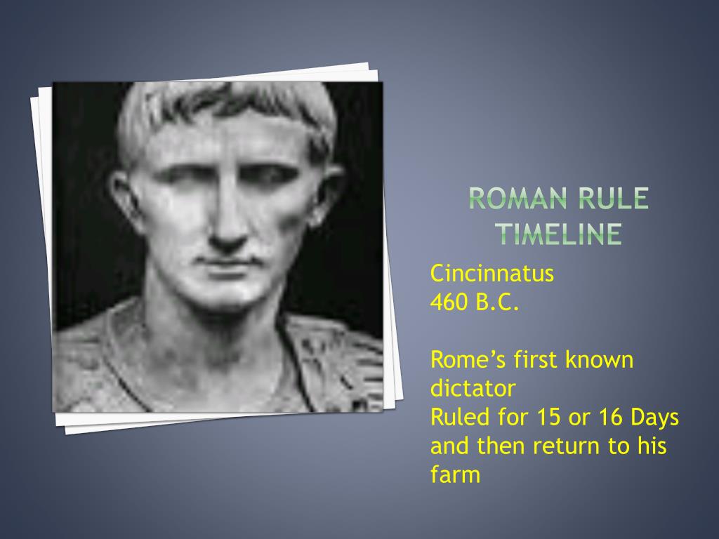 PPT - Roman Rule timeline PowerPoint Presentation, free download - ID ...