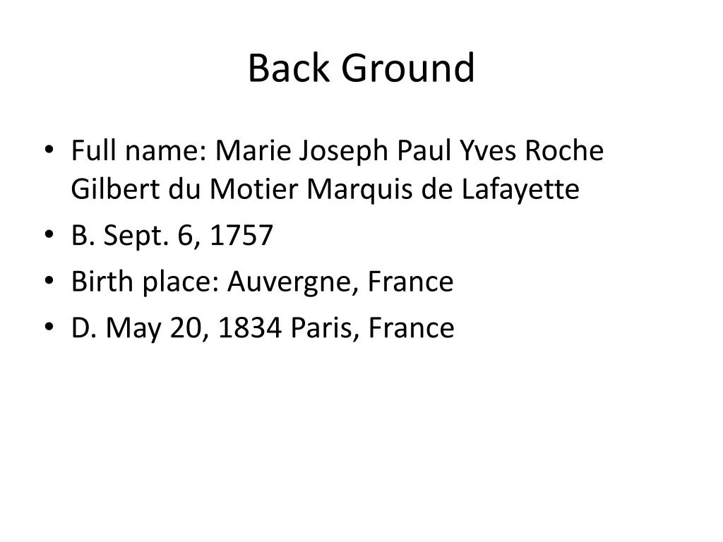 PPT - Back Ground PowerPoint Presentation, free download - ID:2090913
