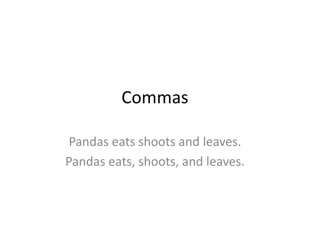 PPT - Commas PowerPoint Presentation, free download - ID:2092971
