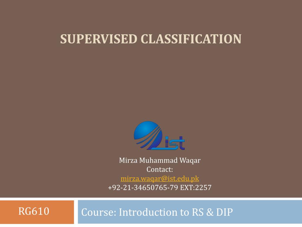 PPT - Supervised Classification PowerPoint Presentation, free download - ID:2093850