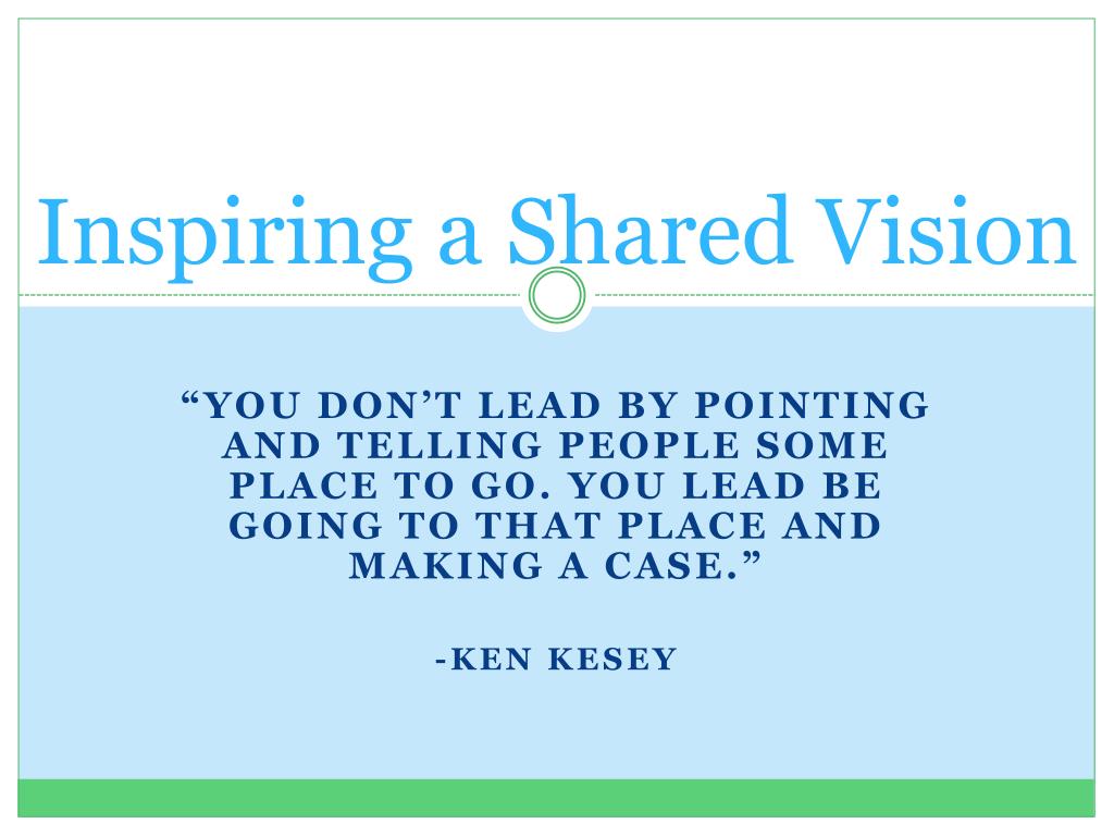 PPT - Inspiring a Shared Vision PowerPoint Presentation, free download ...