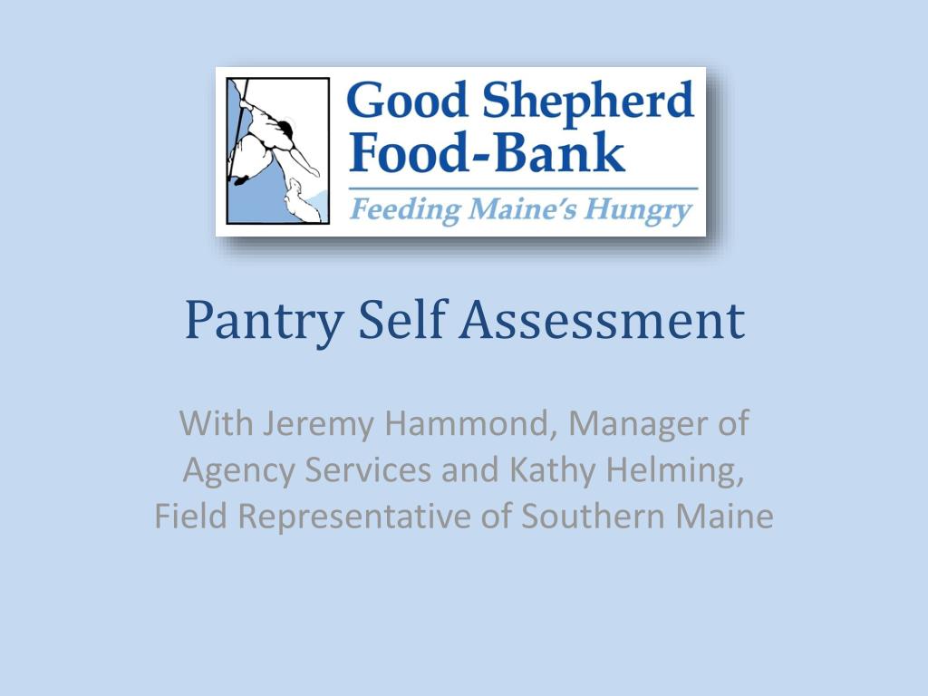 PPT - Pantry Self Assessment PowerPoint Presentation, free download ...