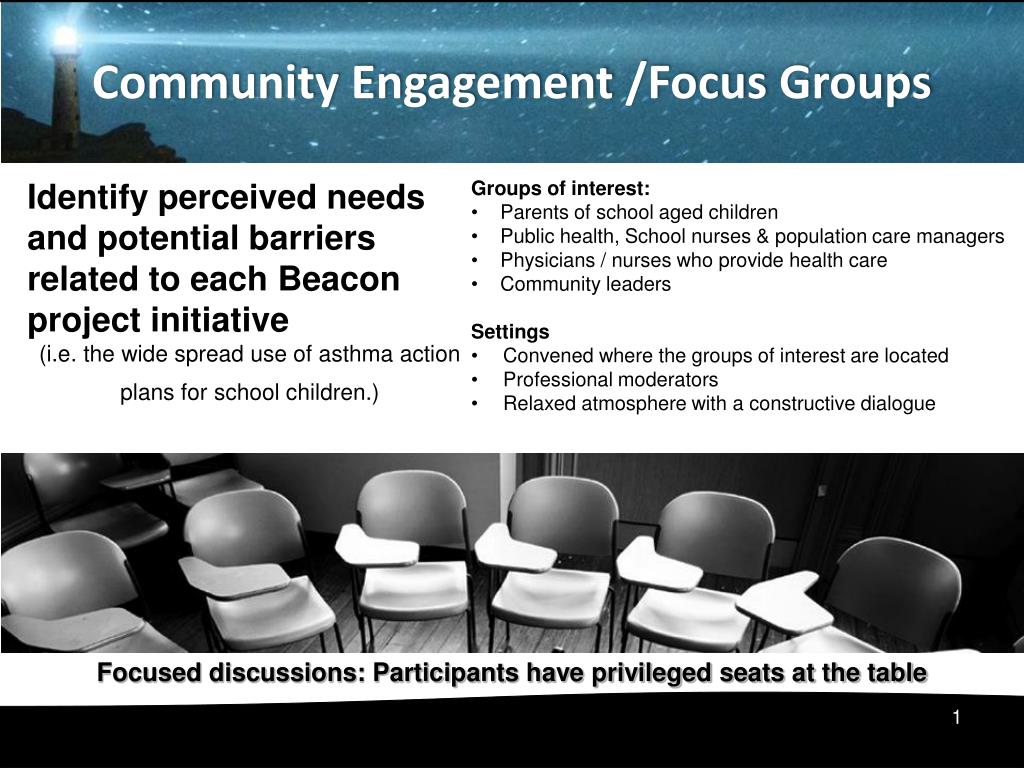 PPT - Community Engagement /Focus Groups PowerPoint Presentation, free ...