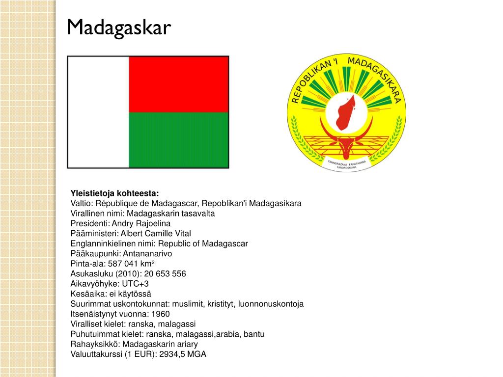 PPT - Madagaskar PowerPoint Presentation, free download - ID:2098546