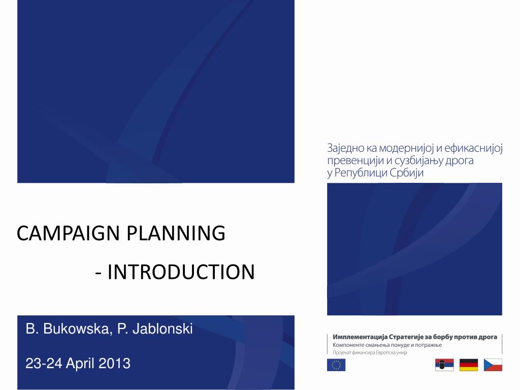PPT - CAMPAIGN PLANNING - INTRODUCTION PowerPoint Presentation, free ...