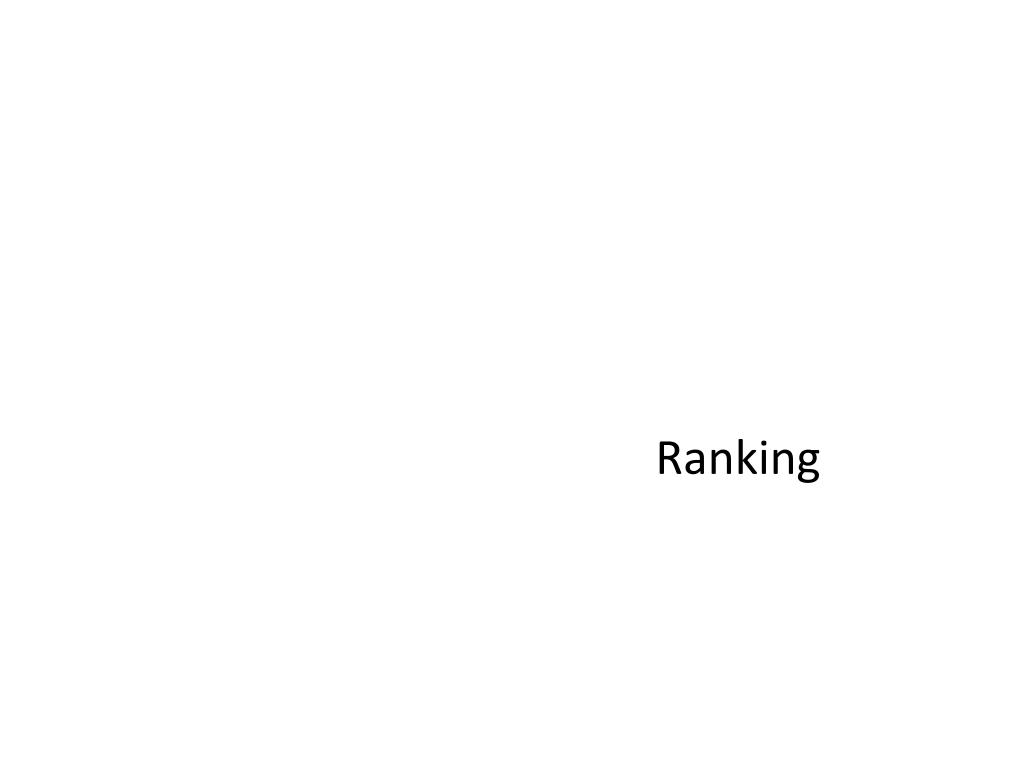 PPT - Ranking PowerPoint Presentation, free download - ID:2100379