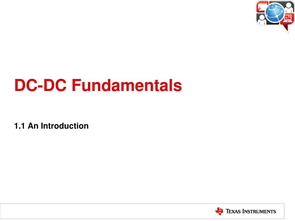 PPT - DC-DC Fundamentals PowerPoint Presentation, free download - ID ...