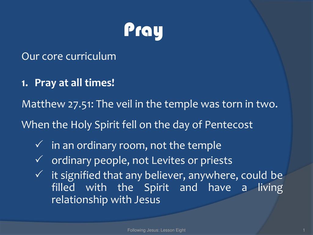 PPT - Pray PowerPoint Presentation, free download - ID:2101887