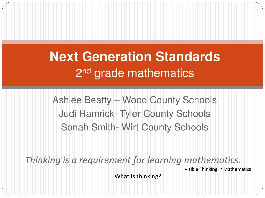 PPT - Next Generation Standards 2 nd grade mathematics PowerPoint ...