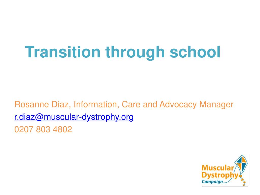PPT - Transition through school PowerPoint Presentation, free download ...