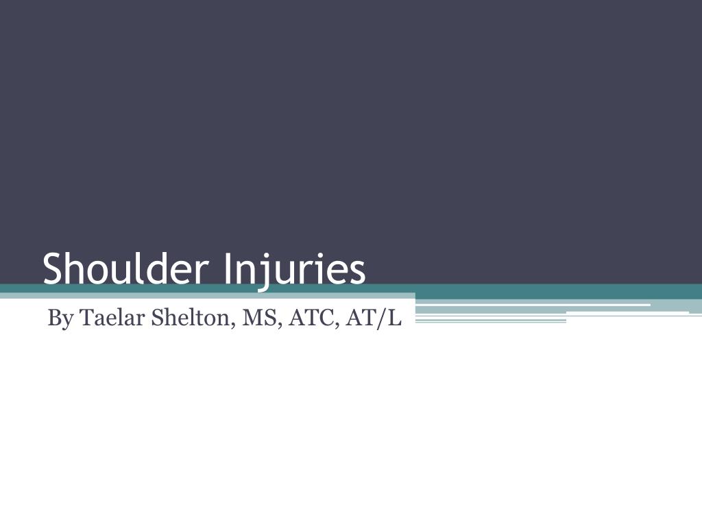 PPT - Shoulder Injuries PowerPoint Presentation, free download - ID:2104236