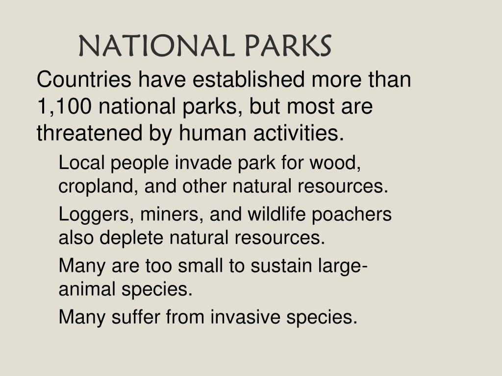 PPT - NATIONAL PARKS PowerPoint Presentation, free download - ID:2105193