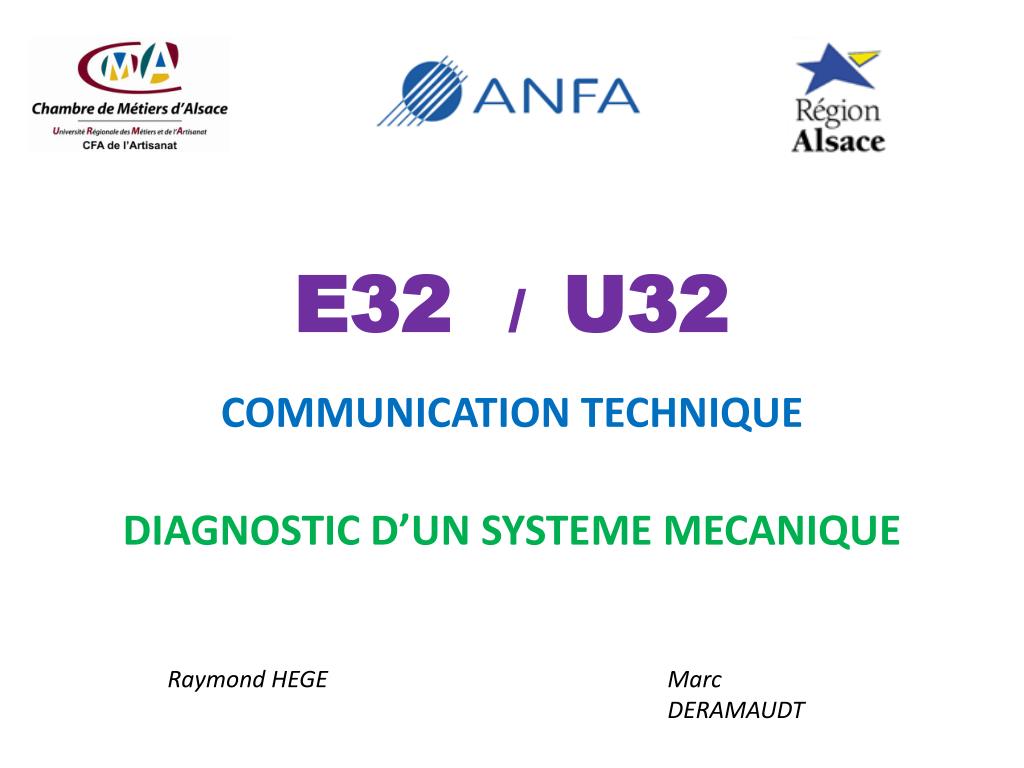 PPT - E32 / U32 COMMUNICATION TECHNIQUE PowerPoint Presentation, free download - ID:2105354