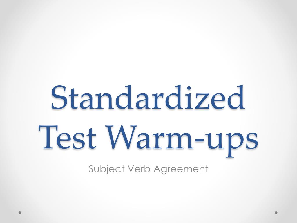 PPT - Standardized Test Warm-ups PowerPoint Presentation, free download ...