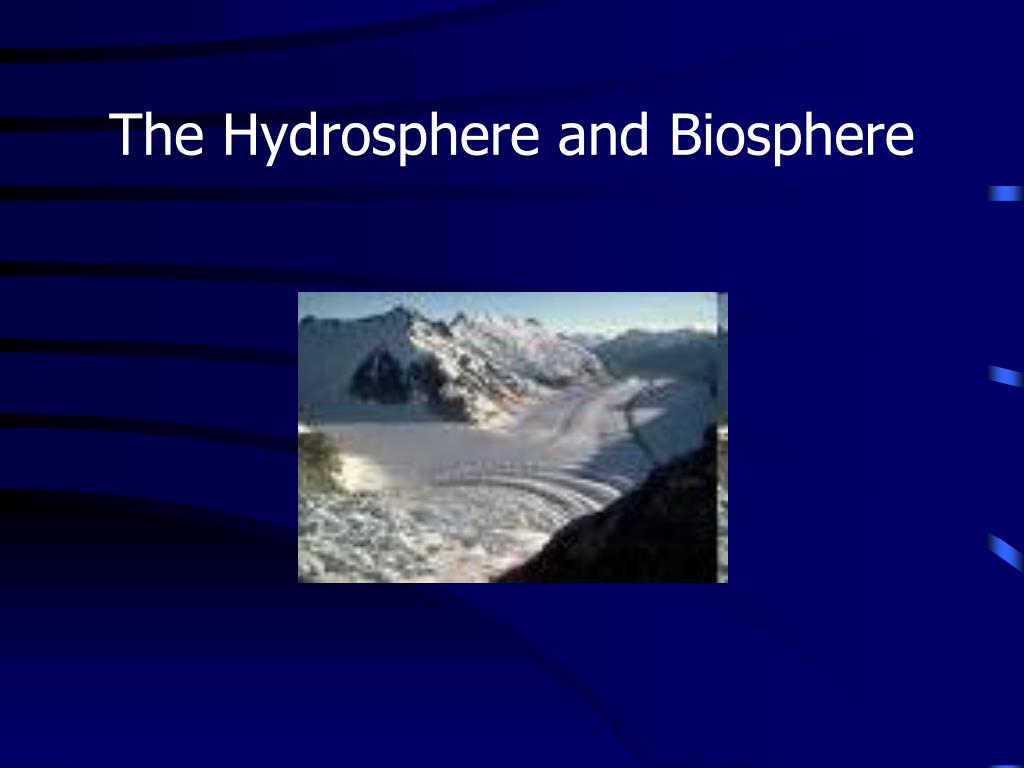 PPT - The Hydrosphere and Biosphere PowerPoint Presentation, free ...