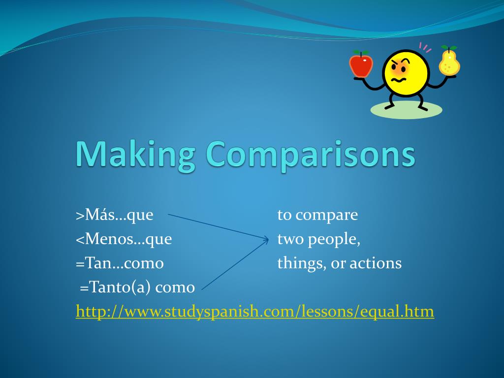 PPT - Making Comparisons PowerPoint Presentation, free download - ID ...