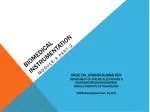 PPT - bioMEDical Instrumentation system PowerPoint Presentation, free ...