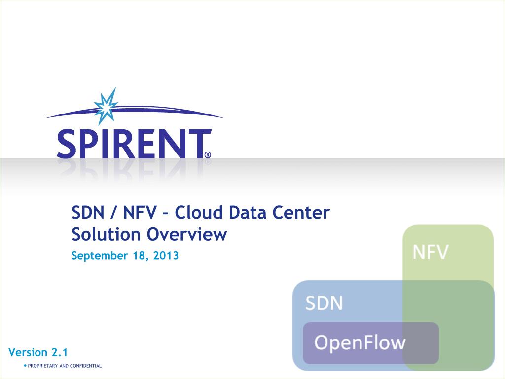 PPT - SDN / NFV – Cloud Data Center Solution Overview PowerPoint Presentation - ID:2108867