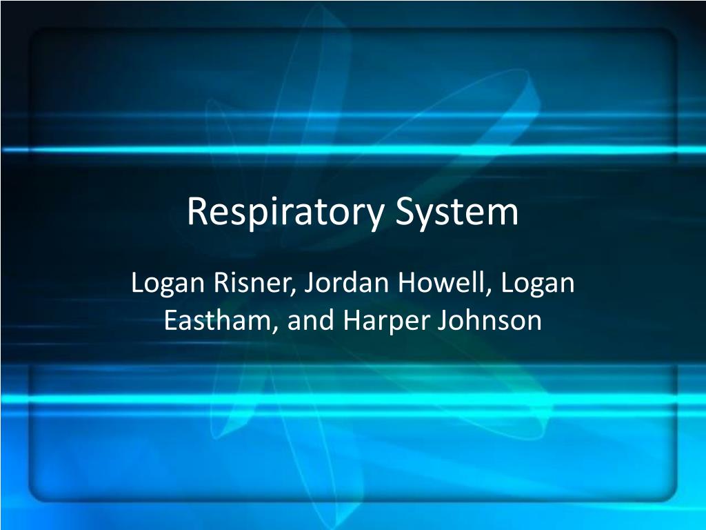 PPT - Respiratory System PowerPoint Presentation, free download - ID ...