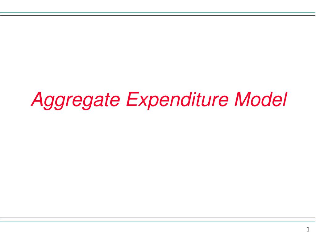 PPT - Understanding the Aggregate Expenditure Model in Economics ...