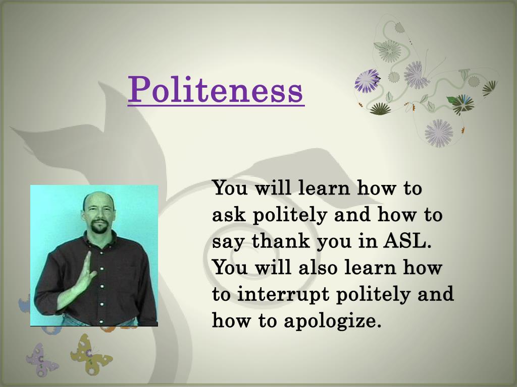 PPT - Politeness PowerPoint Presentation, free download - ID:2112276